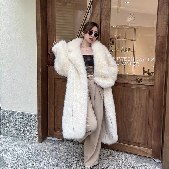 Jackets & Coats | Vegan Fox Fur Fanny Coat | Poshmark